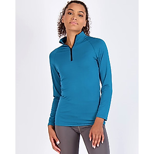 3 Pack: Womens Quarter 1/4 Zip Pullover Plus Size Long Sleeve Shirt Quick Dry Dri Fit Yoga 1/2 Zip Athletic Ladies Active Gym Workout Top Golf UPF Hiking Outdoor Sports Exercise Running SET11, 3X
