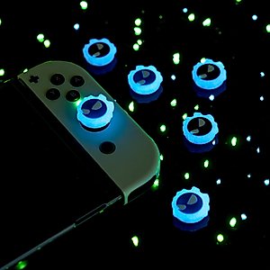 Yocore Purple Devil Switch Thumb Grip Caps,Soft Silicone Thumb Grips,Analog Stick Caps Soft Silicone Joystick Caps for Switch/OLED/Switch Lite,4 Pcs