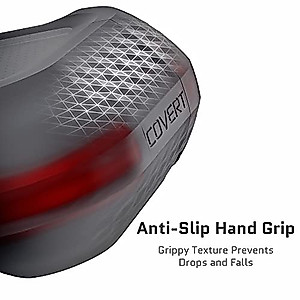 Ghostek COVERT Apple AirPods Pro Case Clear Protective Silicone Cover with Keychain Premium Slim Fit Design with Heavy Duty Protection Wireless Charging Compatible Designed for 2019 AirPod Pro (Smoke)