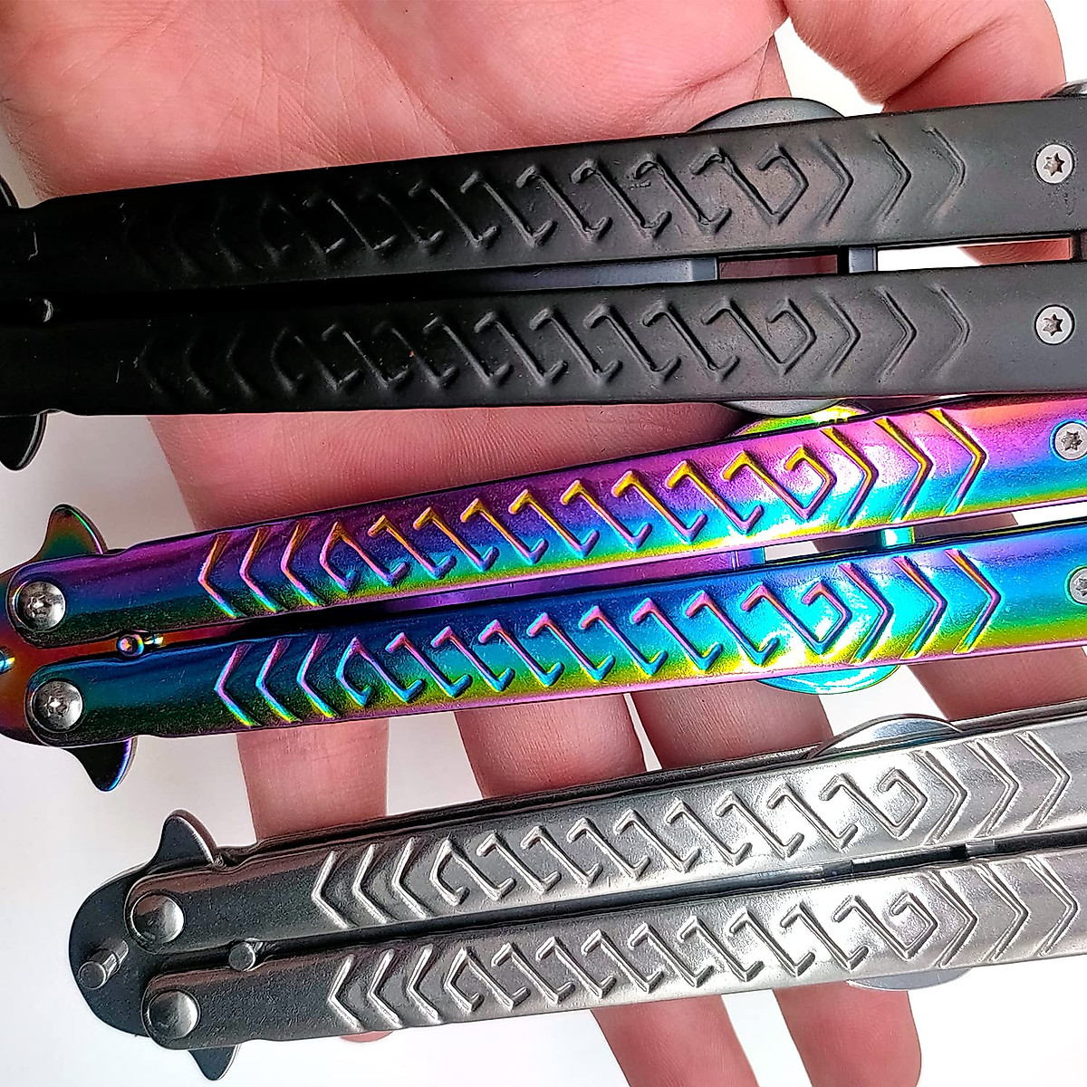 Beautiful Bottle Opener,Bottle Opener,Heavy Stainless Steel Folding Exercise Bottle Opener(3 Pcs)