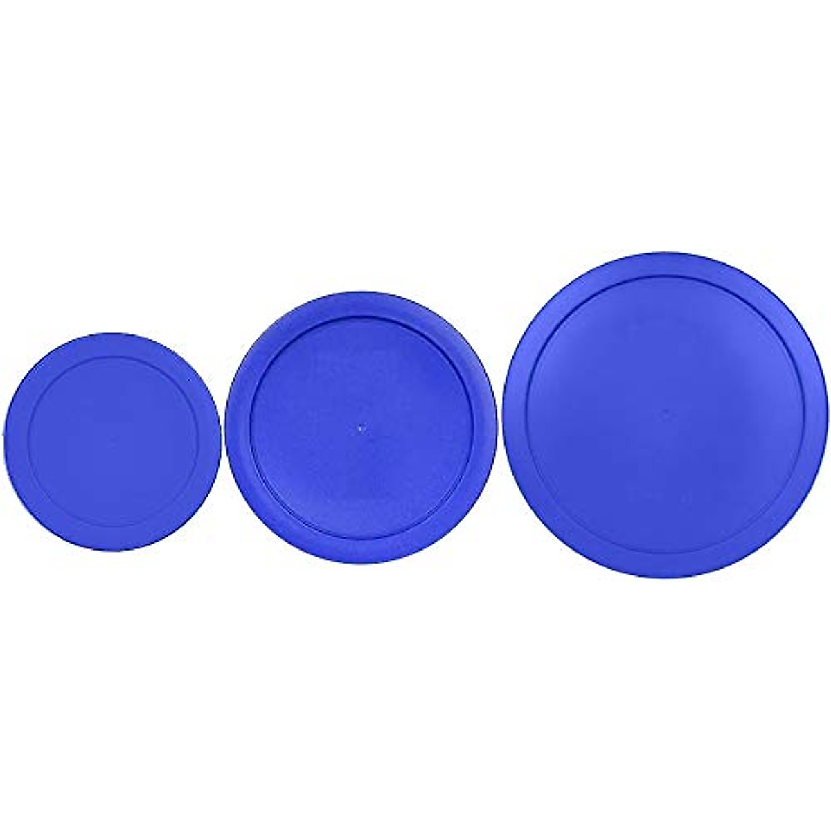 Klare Ware 2, 4 & 7 Cup Replacement Lids/Covers for Pyrex, Anchor Hocking & Klare Ware Storage Bowls (Glass Container Not Included) Microwave, Freezer & Top Rack Dishwasher Safe (3 Pack, Turquoise)