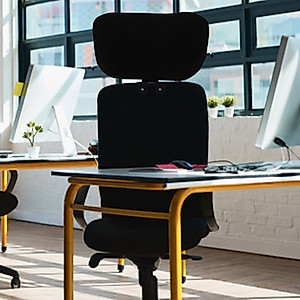 Tofficu Office Chair Headrest Attachment Computer Chair Headrest Adjustable Chair Head Cushion Head Rest for Office Chair(3.0cm Fixing Clips)