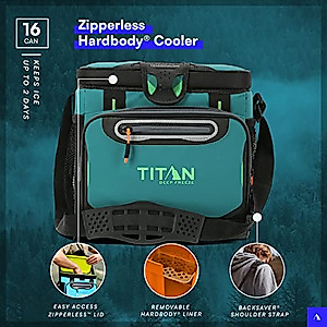 Arctic Zone Titan Deep Freeze 16 Can Zipperless HardBody Cooler, Pine