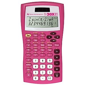 Texas Instruments TI-30X IIS Scientific Calculator – Pretty Pink (Renewed)