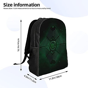 Jrktuwdg De-stiny 2 Men Women Backpack Shoulder Bag Bookbag Laptop Backpacks