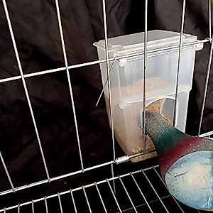 Automatic Pigeon Quail Bird Feeder Parrot No Mess Feeder Cage Accessories Supplies for Parakeet Canary Cockatiel Finch