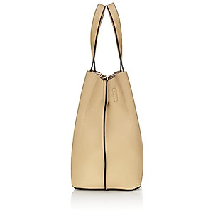 Legato Largo LH-P0002 Women's 2-Way Tote Bag, Shoulder Bag, Lightweight, A5, Beige