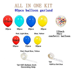 Ezing Carnival Circus balloons Arch Party Decorations Birthday Supplies Fiesta Balloon Arch Kit