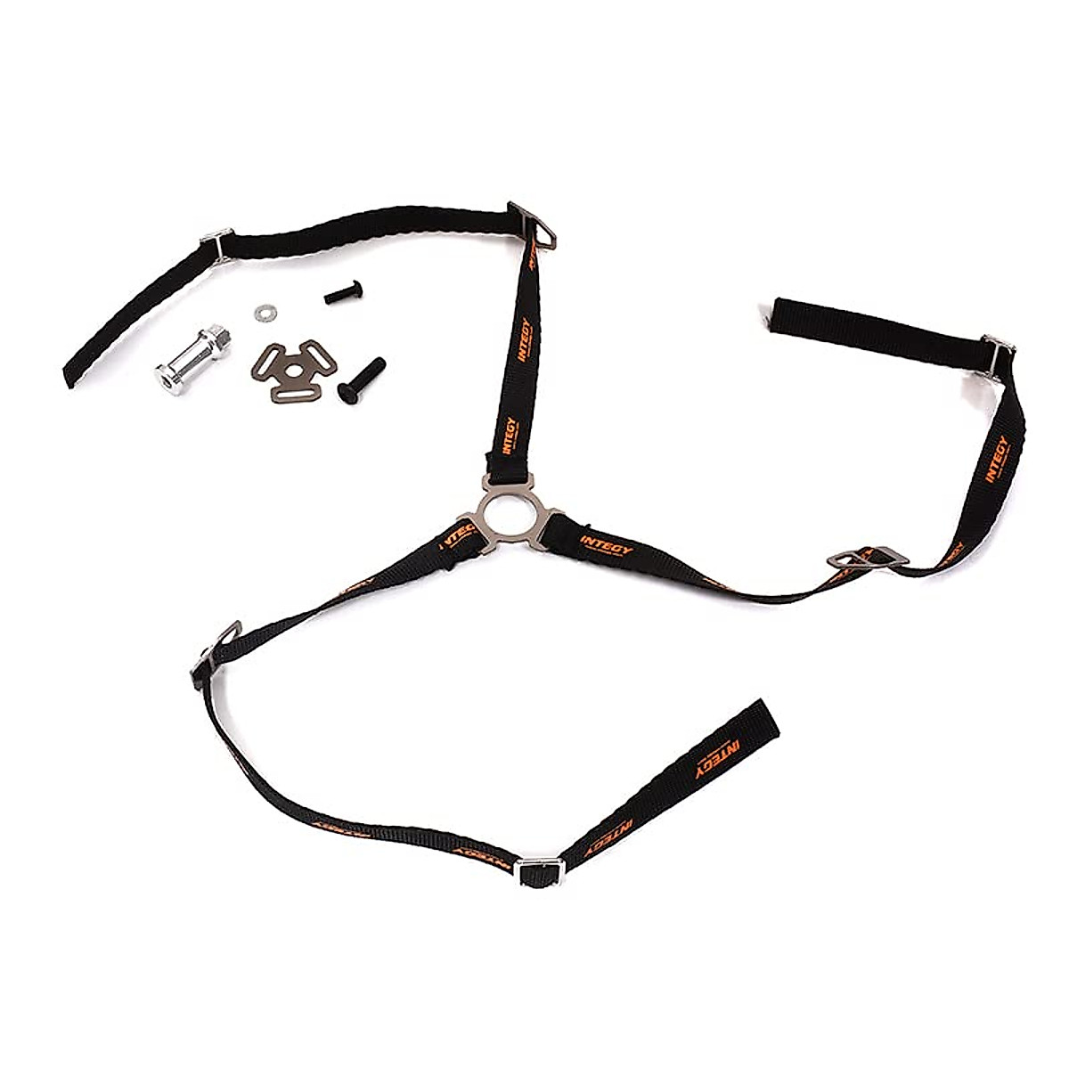 Integy RC Upgrades for Losi, Realistic Spare Tire Straps w/Mount for 1/10 Lasernut U4 4WD Brushless RTR