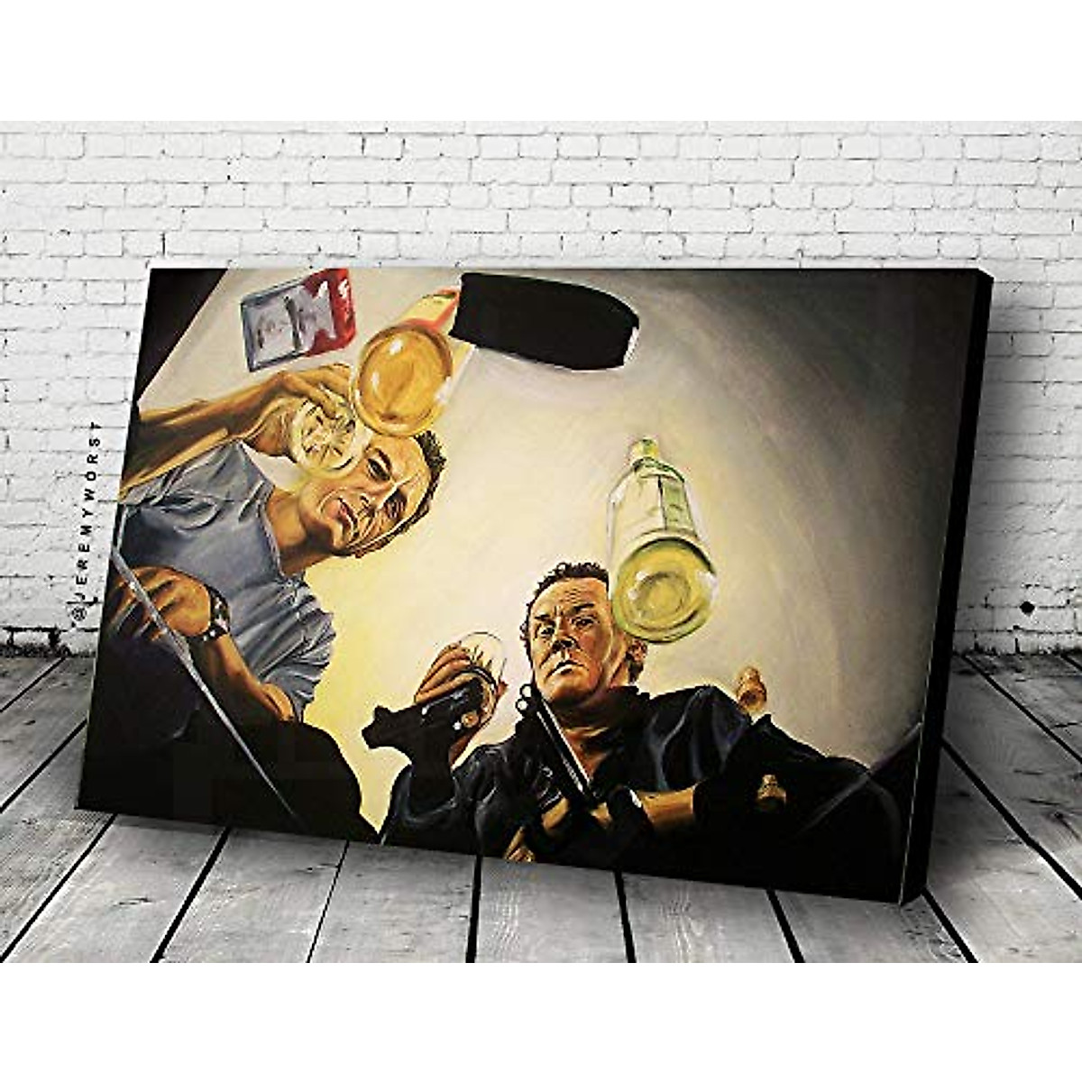 JEREMY WORST "Layer Cake" Whiskey Tequila Marlboro Gun Ready Poster Wall Art Or Canvas Print gifts Movie Daniel Craig bottle sign Shirt nokia phone hang