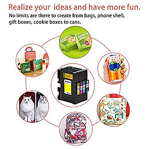 LCL Compatible Sublimation Ink Replacement for Virtuoso Sawgrass SG500 SG1000 PRINTAN Dink High Yield (2-Pack Black)