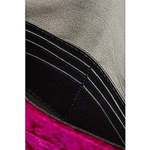 Leo Clutch With Chain Strap FUSCHIA