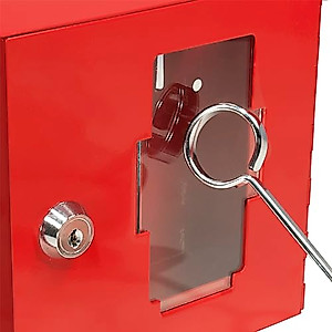 BARSKA Breakable Emergency Key Box, Red, Small