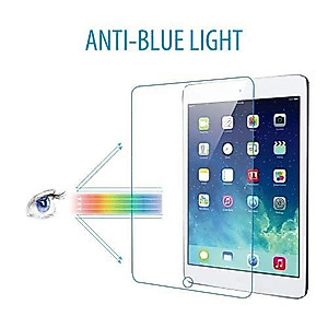 [2-Pack] For iPhone SE (3rd / 2nd Gen, 2022 / 2020) / iPhone 8 / iPhone 7 Screen Protector Anti Blue Light Tempered Glass [Eye Protection], SuperGuardZ, 9H, 0.3mm, Anti-Scratch, Anti-Bubble [Lifetime Replacement]