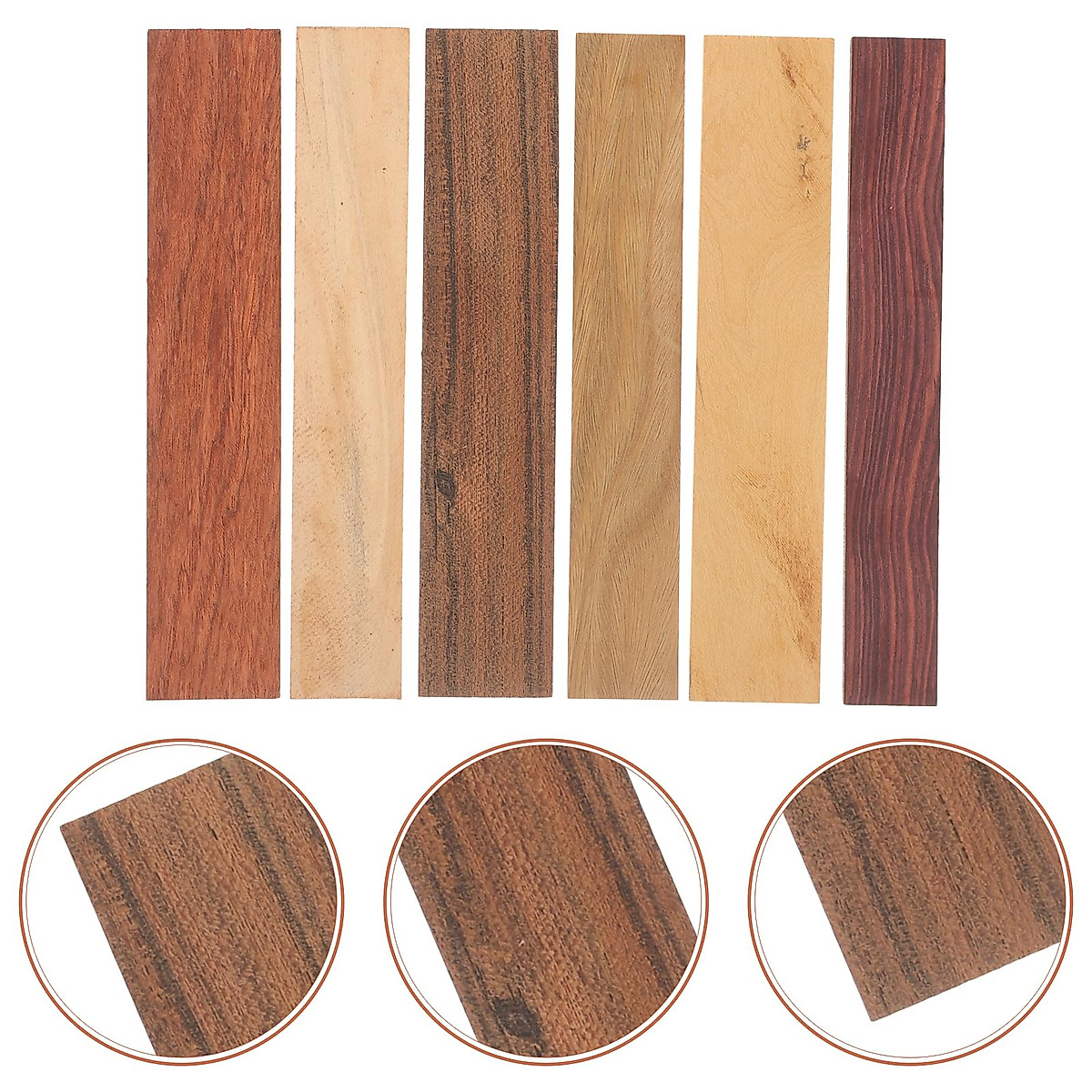 SEWOART 6 Pcs Replacement Wood Planks Textured Wooden Boards for Garden Bench and Furniture Projects Ideal for Crafting and Repairing Outdoor Seating