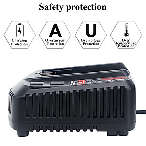 Qbmel 20V Battery Charger Replacement for Craftsman V20 Lithium Ion 20Volts Battery CMCB104 CMCB202 CMCB201 CMCB209 CMCB205 CMCB100 CMCB102 CMCB101 with USB Port(Only for 20V,not for 19.2V)