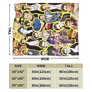 Blanket Leonardo Dicaprio Soft and Comfortable Warm Fleece Blanket for Sofa,Office Bed car Camp Couch Cozy Plush Throw Blankets Beach Blankets