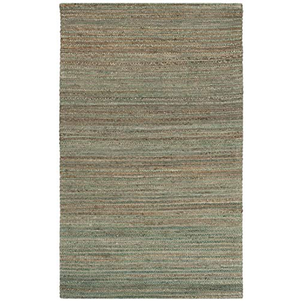 SAFAVIEH Cape Cod Collection 8' x 10' Sage / Natural CAP503B Handmade Braided Hemp Area Rug