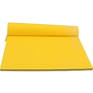 4A Super Sticky,6 x 8 Inches,Extra Bright Color Assorted,Lined,Self-Stick Notes,50 Sheets/Pad,4 Pads/Pack,200 Sheets/Pack,4A 608S-Lx4