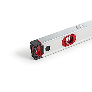 Kapro - 705 Eagle Magnetic Box Level - OPTIVISION & Plumb Site - Features 2% Gradient, Acrylic Vials, and Wall-Grip - For Masonry and Concrete Jobs - VPA Tested - 48 Inch