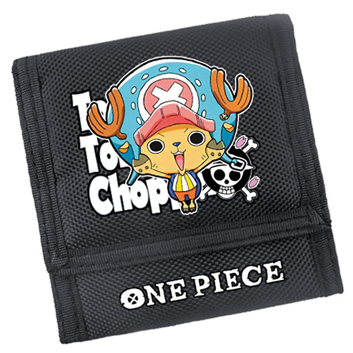 HANDAFA Anime One Piece Tri-fold Wallet Unisex Manga Sea King Cosplay Slim Wallet(Chopper)