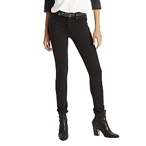 Levi's Women's 721 High Rise Skinny Jeans, Soft black, 32 (US 14) L