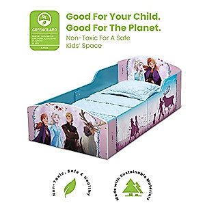 Delta Children Wood Toddler Bed - Greenguard Gold Certified, Disney Frozen II