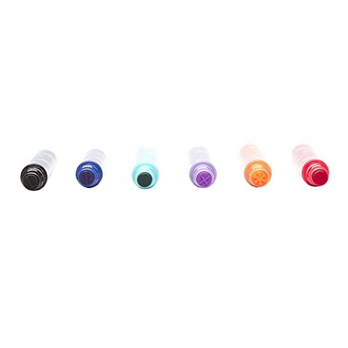 Erin Condren Dual-Tip List Markers - Teacher Organization - 6 Pack - Stamp Important Notes, Highlight Student's Answers and Check Off To-Do Lists! Teaching Essentials