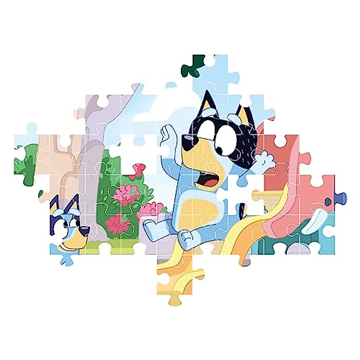 Clementoni - 27171 - Supercolor Puzzle Bluey - 104 Pieces - Jigsaw Puzzle for Kids Age 6 - Made in Italy