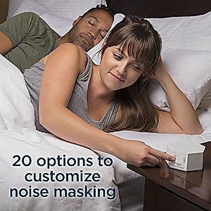 LectroFan High Fidelity White Noise Machine with 20 Unique Non-Looping Fan and White Noise Sounds and Sleep Timer