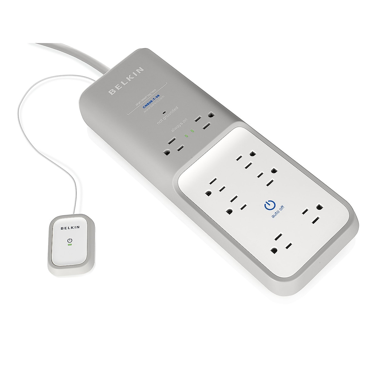 Belkin 6-Outlet Conserve Surge Protector with 6-Foot Cord and Timer, CNS08-T-06