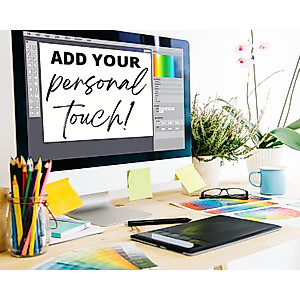 Personalized Unicorn Valentine's Day Stickers for Kids Class Party Favors, Custom Gift Bag Labels for Girls, 2-inch, 20-Count