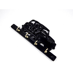 4x4 Rock Crawler Off Road Offroad Key Rack Holder Hanger Key Hooks - Four Hooks Installed - 6" Wide x 2 1/3" Tall x 3/16" Thick