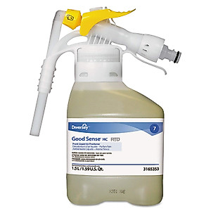 Diversey Good Sense Liquid Odor Counteractant, Fresh, 1.5L RTD Bottle, 2/Carton