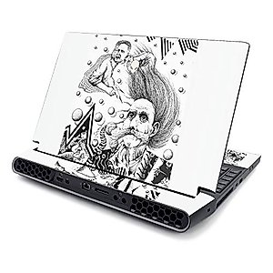 MightySkins Skin Compatible with Alienware Area-51M 17" (2019) - Disoriented | Protective, Durable, and Unique Vinyl Decal wrap Cover | Easy to Apply, Remove, and Change Styles | Made in The USA