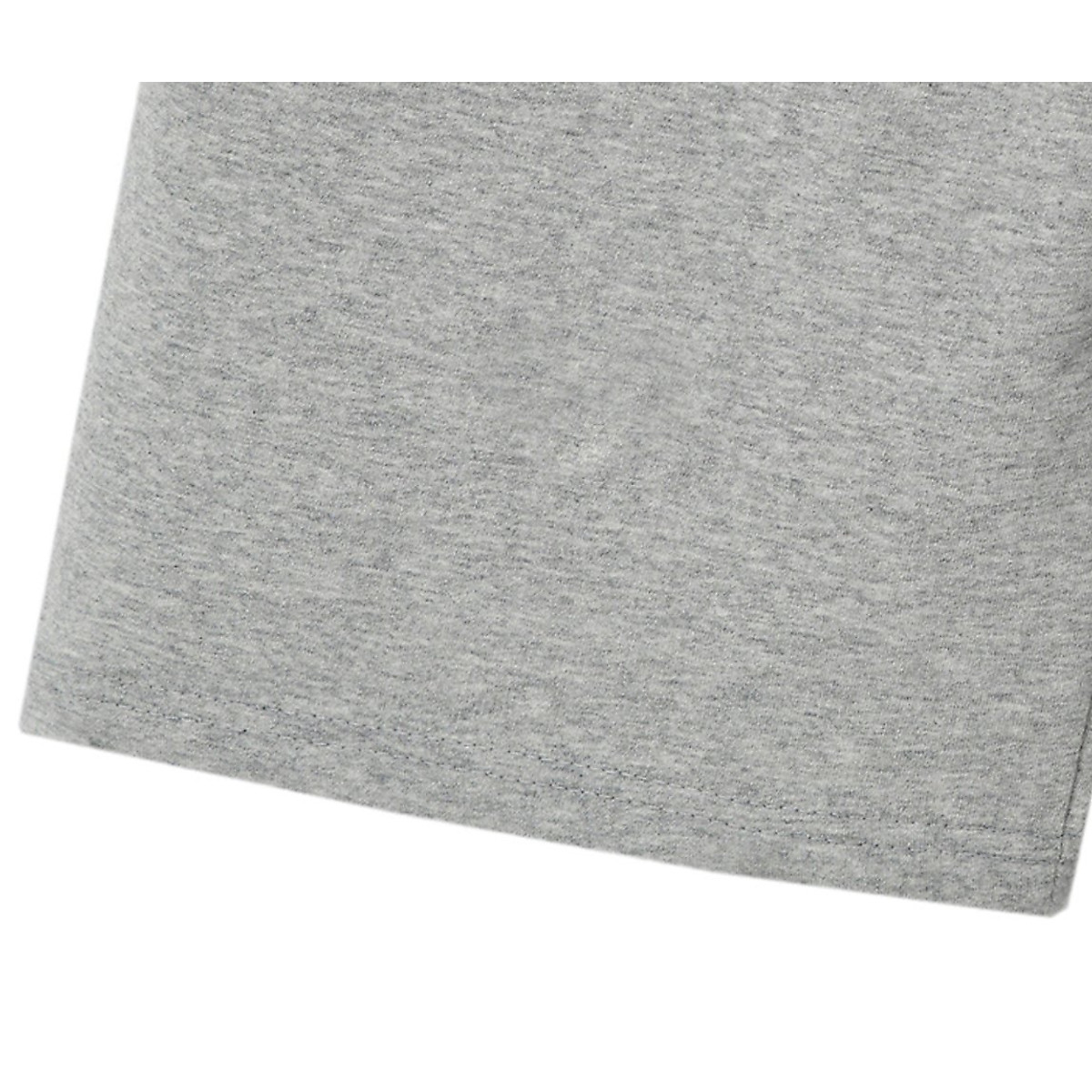 HOW'ON Women's Soft Knit Elastic Waist Jersey Casual Bermuda Shorts with Drawstring Grey XL