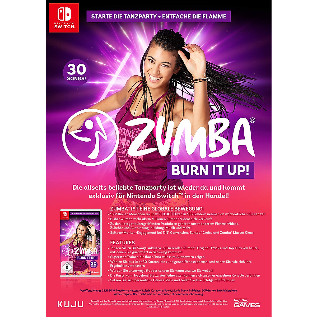 Zumba Burn it Up (Nintendo Switch)