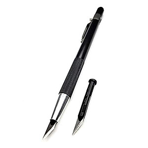 Excel Blades #65 Pen Knife Replacement Blades, Compatible with K47 Executive Retractable Hobby Knife, Set of 6 Blades for Craft Knife, Made in the USA, Cutting, Scoring, Trimming and More