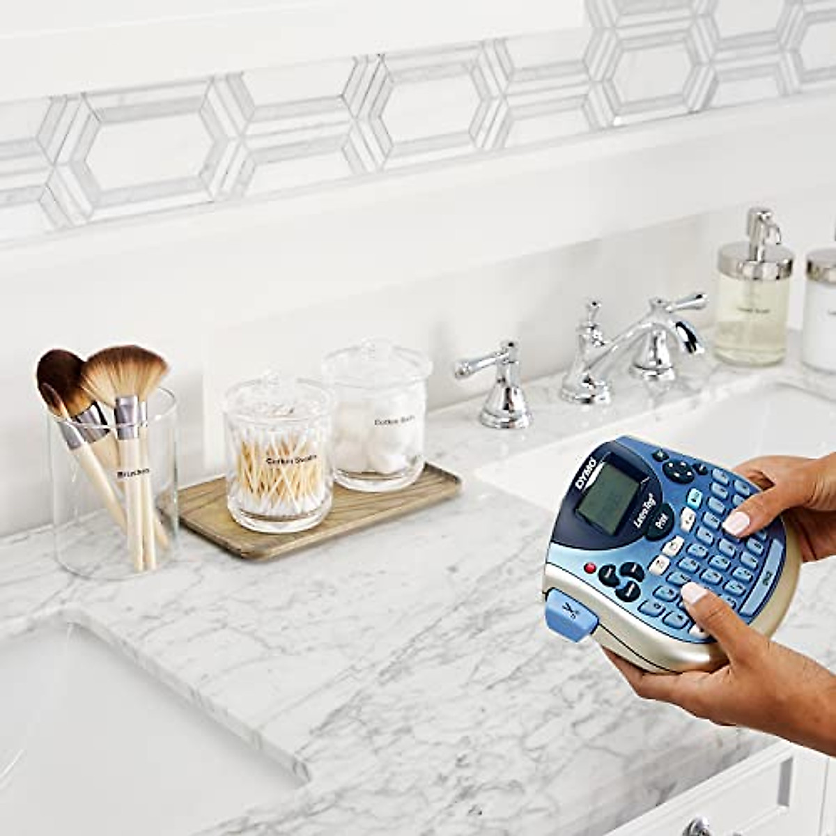 DYMO - DYM16952 Authentic LetraTag Labeling Tape for LetraTag Label Makers, Black Print on Clear pastic Tape, 1/2'' W x 13' L, 1 roll (16952)