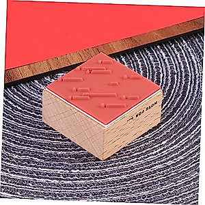 Wooden Stamps Rubber Stamps Making Stamps Stationery Bamboo Meteor