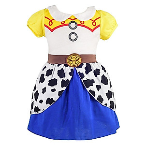 Dressy Daisy Girls Princess Cowgirl Dress Up Costume for Toddler Girls Size 4T
