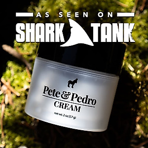 Pete & Pedro HAIR STYLING CREAM - Light Hold, Matte, Low Shine Finish Hair Product for Men, For Hairstyling Medium, Long, Wavy, Curly Hairstyles | Minimizes Frizz | Shark Tank Featured, 2 oz