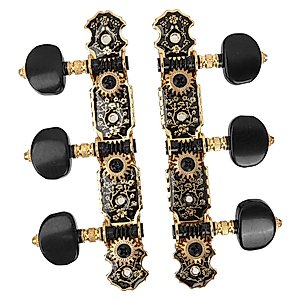 Acoustic Guitar Guitar Machine Heads Tuning Keys Pegs 1:18 Tuners Machine Heads Replacement 3L3R