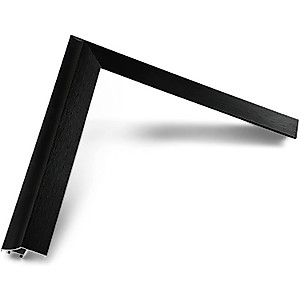 Frame My TV Deco TV Frames Alloy Scoop - Anodized Black Bezel Compatible ONLY with Samsung The Frame TV (32", Fits 2021-2024 Frame TV)