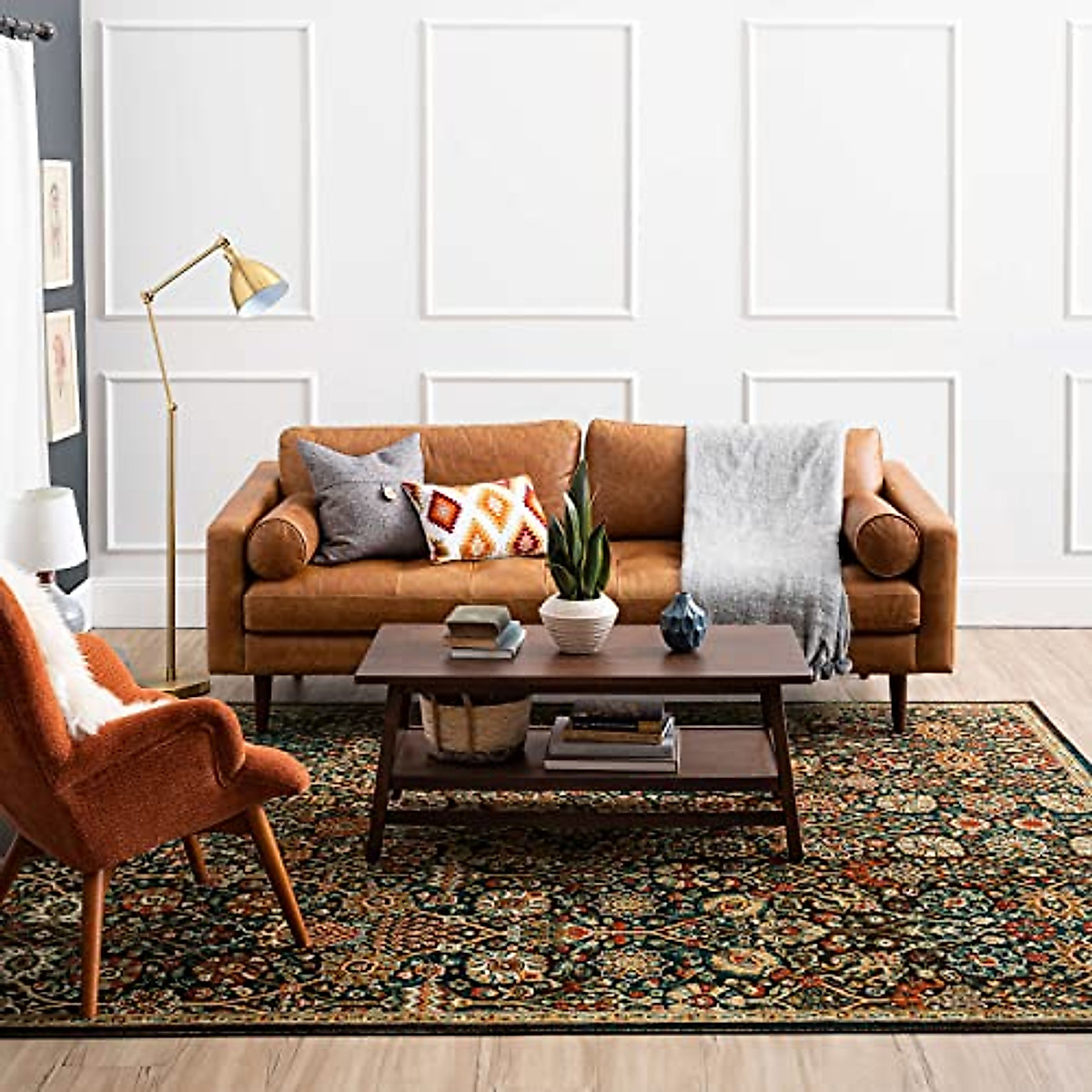 Mohawk Home Camarl 8' x 10' Area Rug Perfect for Dining Room, Kitchen, Living Room