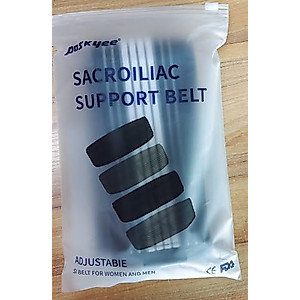 Paskyee Si Belt for Women and Men - Stabilizing Si Brace Alleviates Inflammation Pelvic Belt - Anti-Slip Si Joint Belt - Trochanter Sacroiliac Support Belt