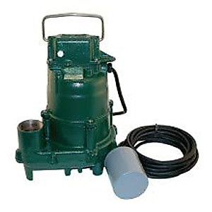 Zoeller 152-0017, Model BN152, Series Dose-Mate 150, High Head Effluent Pump W/Piggyback Switch, 0.4 HP, 115 Volts, 1 Phase, 69 GPM, 1-1/2" NPT Discharge, 25 ft Cord, Automatic