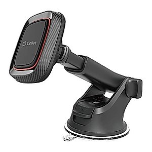 Cellet Magnetic Windshield & Dash Car Mount, Phone Holder, Desk Stand, Cradle with Extendable Arm Compatible with iPhones Samsung Galaxy, Note, Moto, LG, Nokia Google Pixel Phones