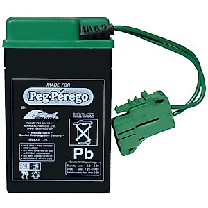 Peg Perego 6 Volt Replacement Battery for Peg Perego Vehicles