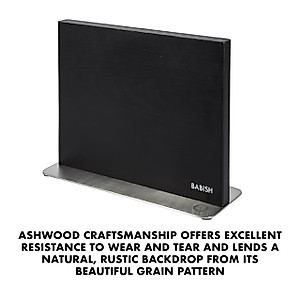 Babish 5 Piece 1.4116 German Steel Magnetic Forged Kitchen Knife Block Set